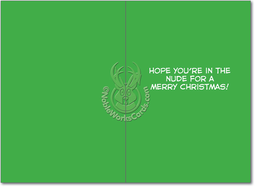 Naughty Sexted Santa Christmas Card Lustig