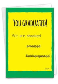 Homework: Funny Graduation Greeting Card