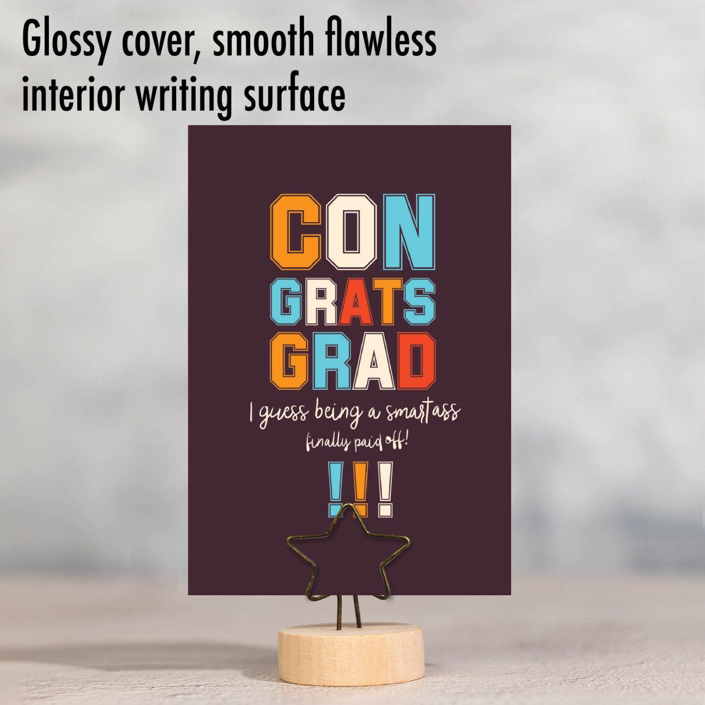 Smartass: Funny Graduation Greeting Card