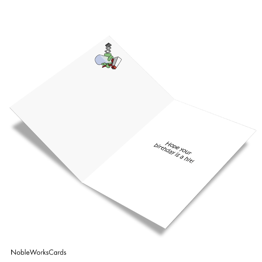 Snooze Button: Hilarious Birthday Giant Printed Card