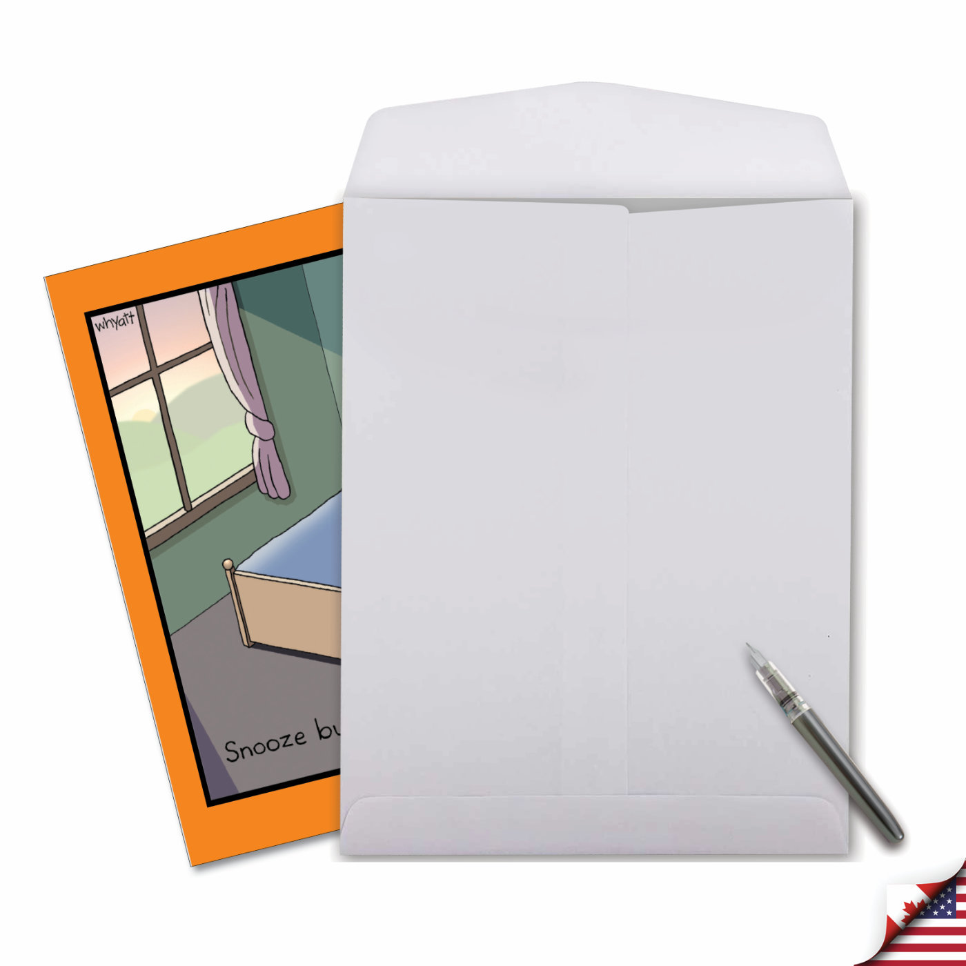 Snooze Button: Funny Birthday Giant Card - Cat