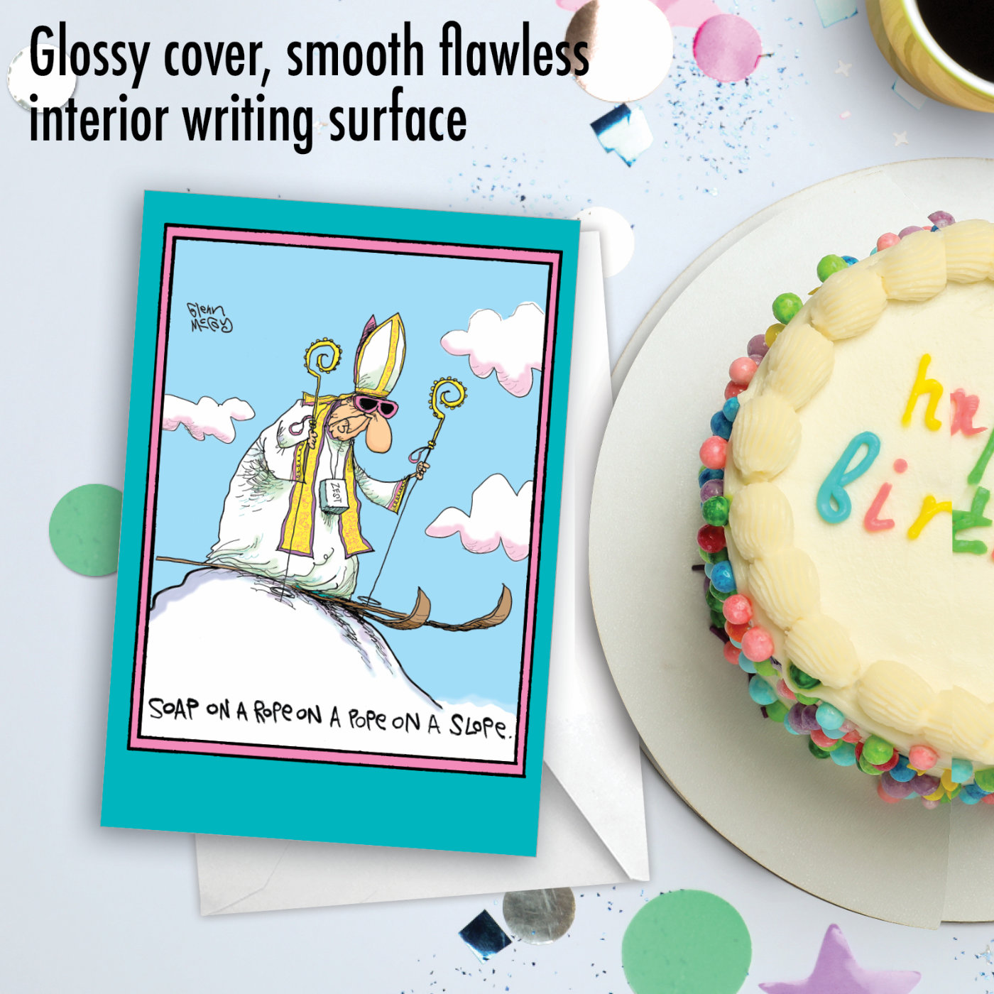 Soap on a Rope: Humor Birthday Greeting Card