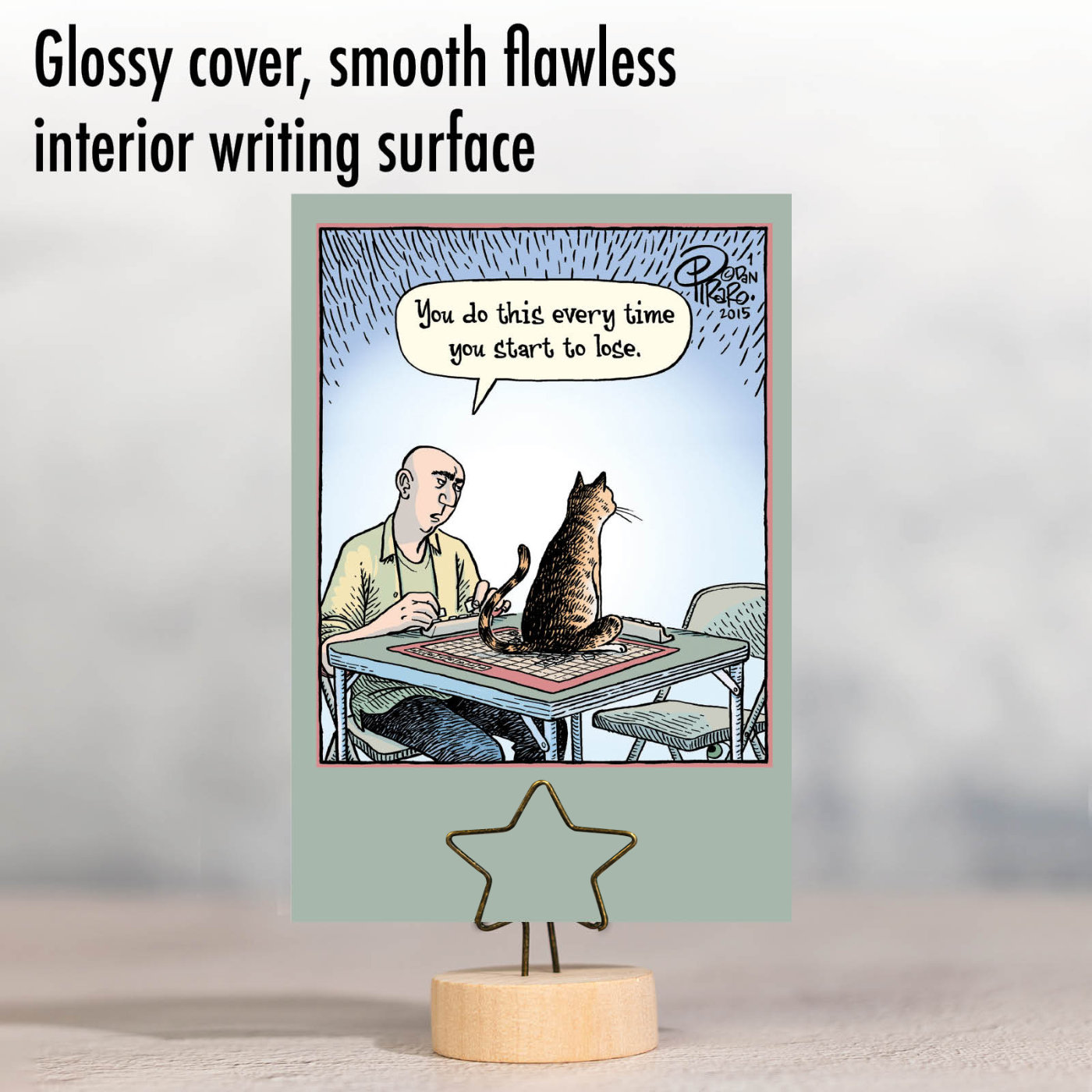 Sore Loser Cat: Funny Birthday Card