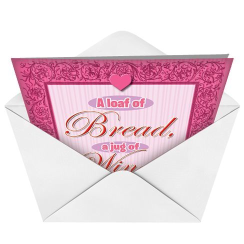 Spell It Out Funny Valentine's Day Greeting Card