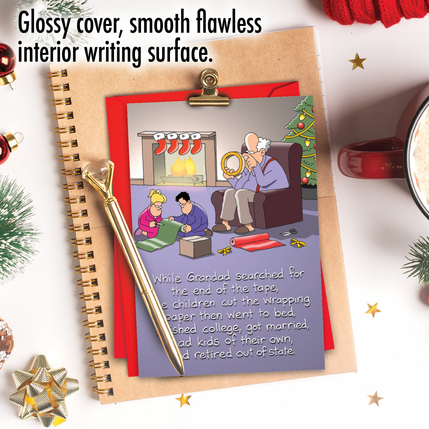 Sticky Tape: Humor Christmas Greeting Card
