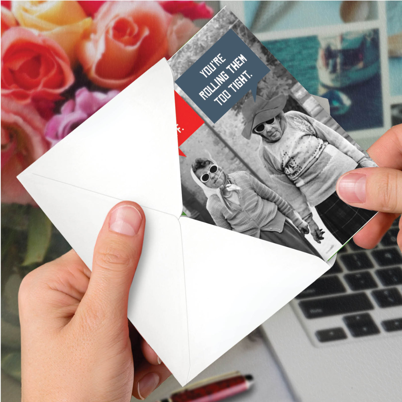 Stiff Joints: Funny Birthday Paper Greeting Card