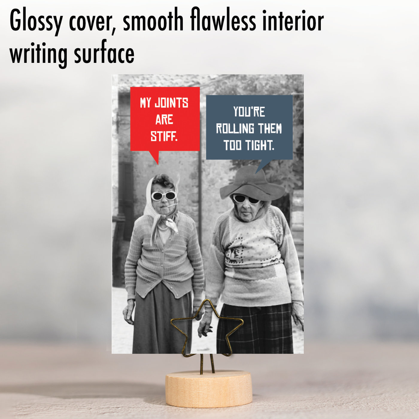 Stiff Joints: Funny Weed Day Greeting Card