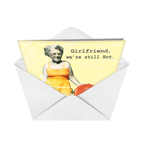 Still Hot Picture Birthday Greeting Card Debbie Tomassi