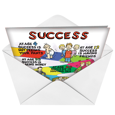 Success: Funny Birthday Greeting Card