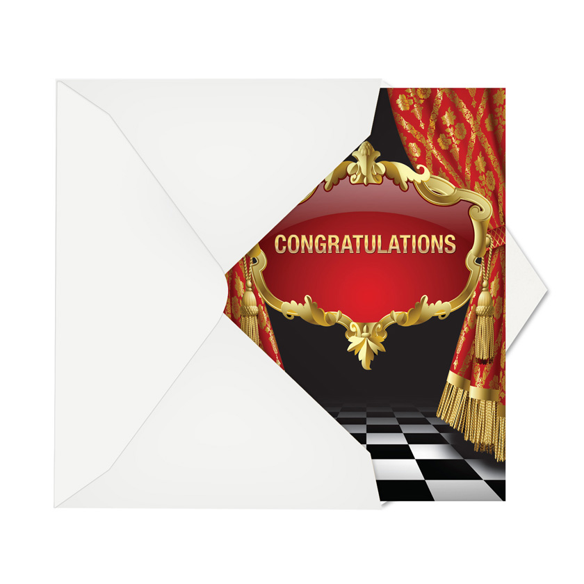 Take A Bow: Stylish Congratulations Card