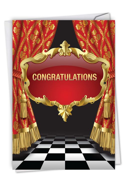 Take A Bow: Stylish Congratulations Card