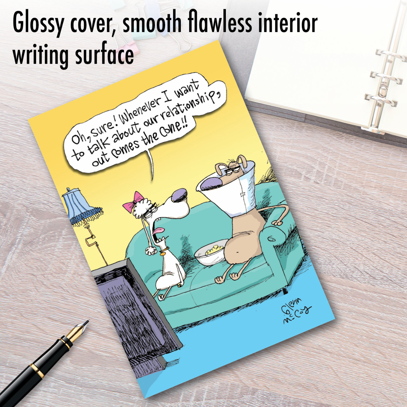 Talk Cone: Humor Blank Card - Dogs