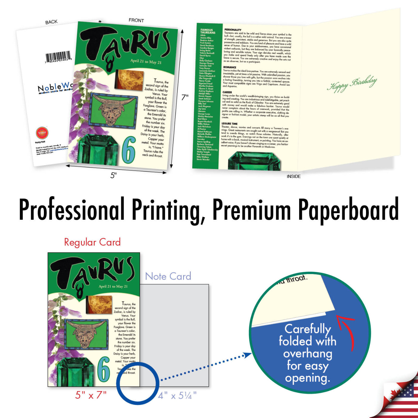 Taurus: Funny Birthday Greeting Card