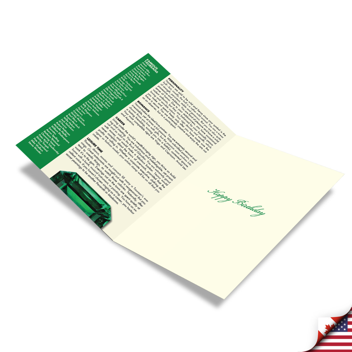 Taurus: Funny Birthday Greeting Card