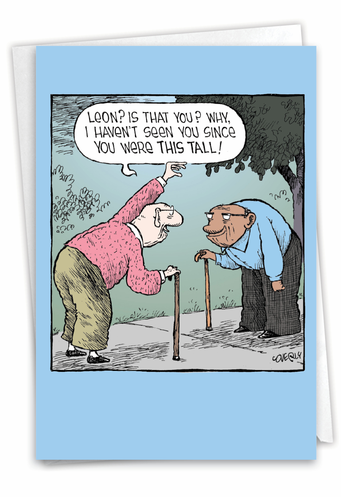This Tall: Funny Birthday Greeting Card