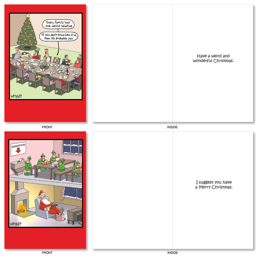 Tim Whyatt's Christmas Crack-Ups: Funny Assorted Set of Cards