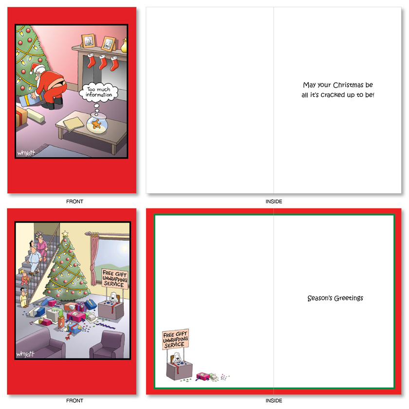 Tim Whyatt's Christmas Crack-Ups: Funny Assorted Set of Cards