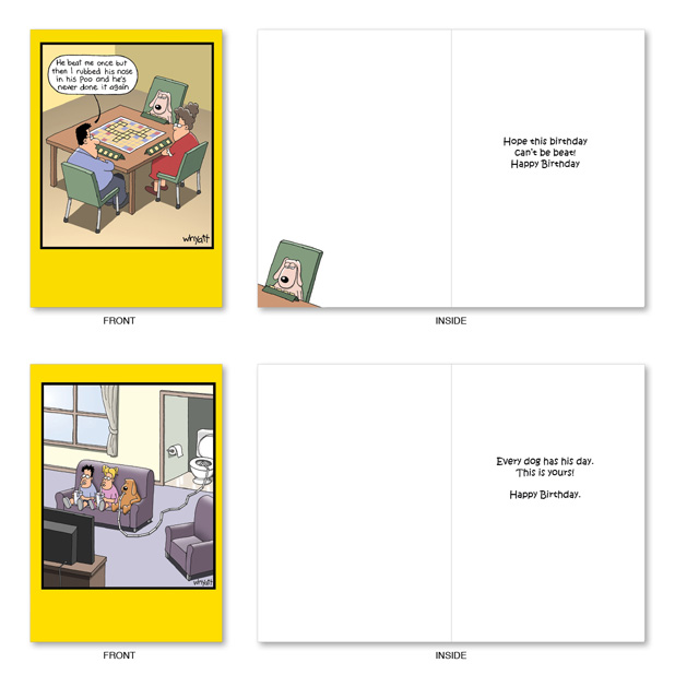 Tim Whyatt's Doggie Doodles: Funny Birthday Assortment Of Cards