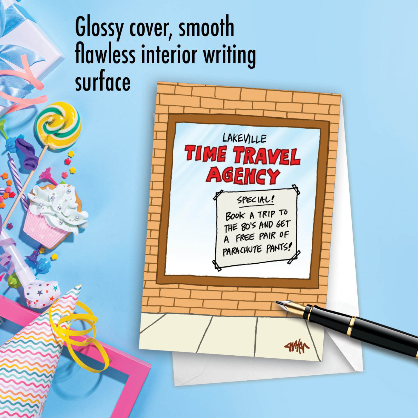 Time Travel Agency: Humor Birthday Greeting Card