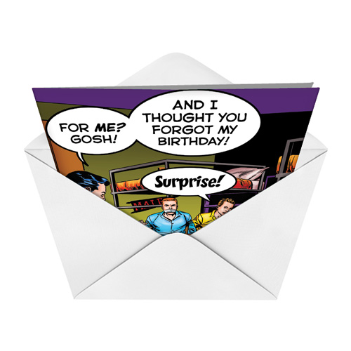 Unwrap Me First Birthday Humor Greeting Card