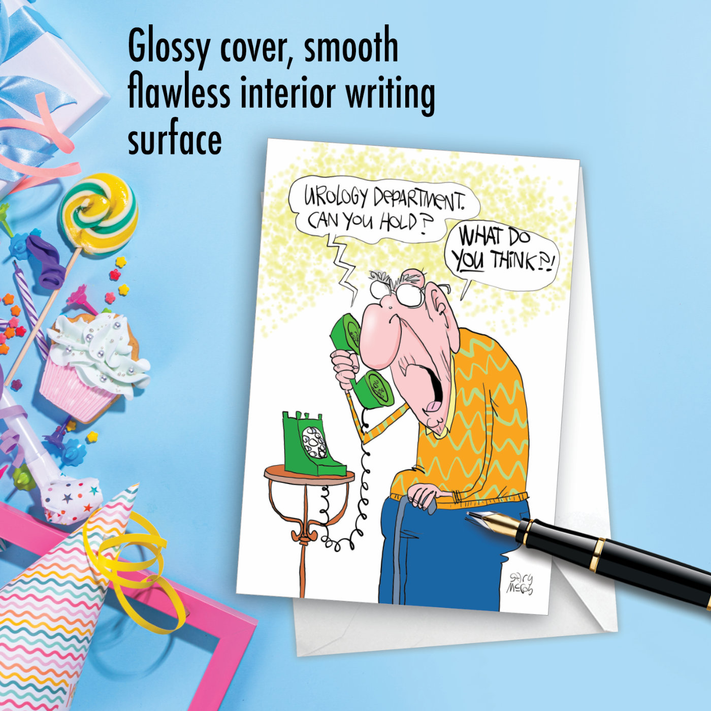 Urology Department: Funny Birthday Greeting Card