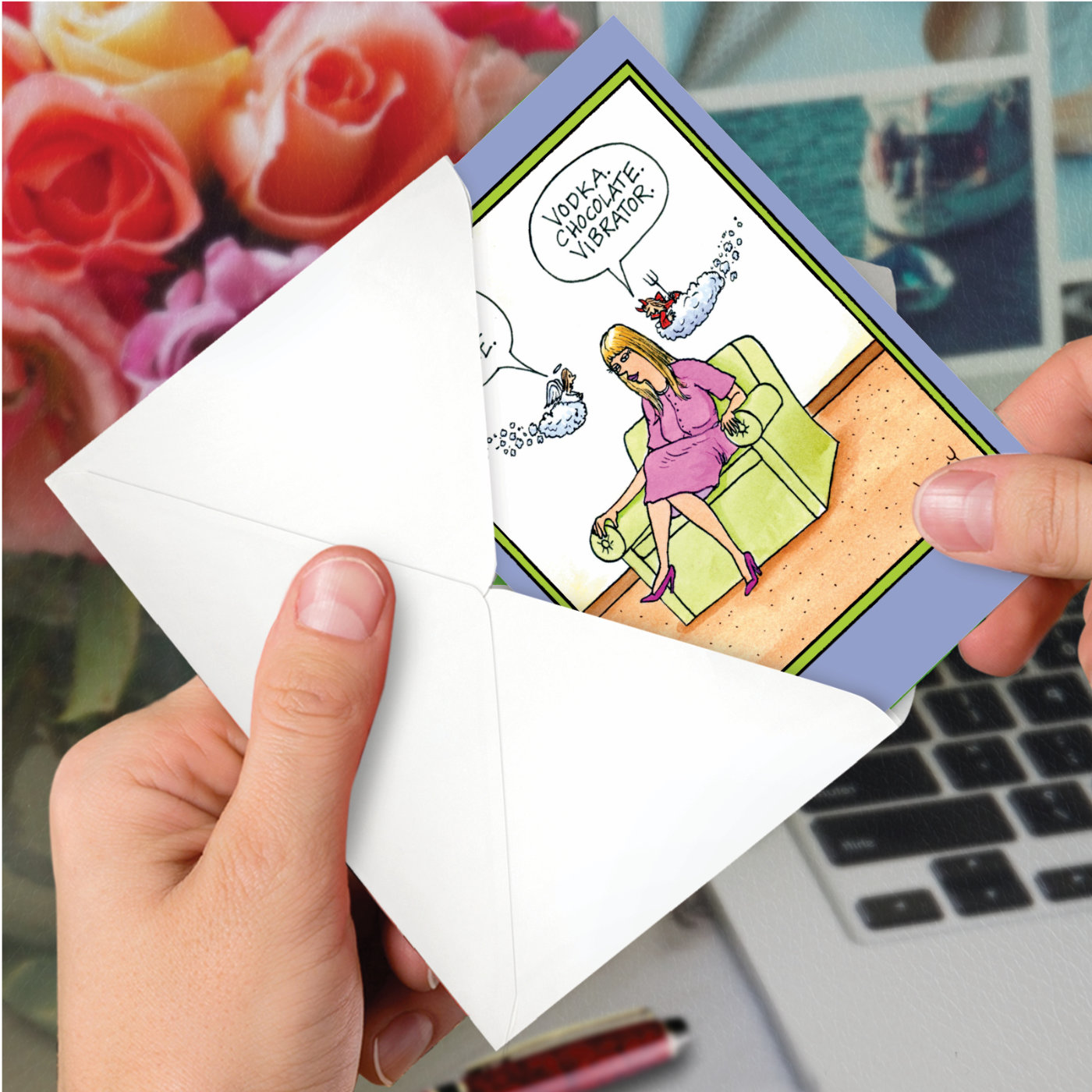 Vibrator Funny Birthday Card For Women