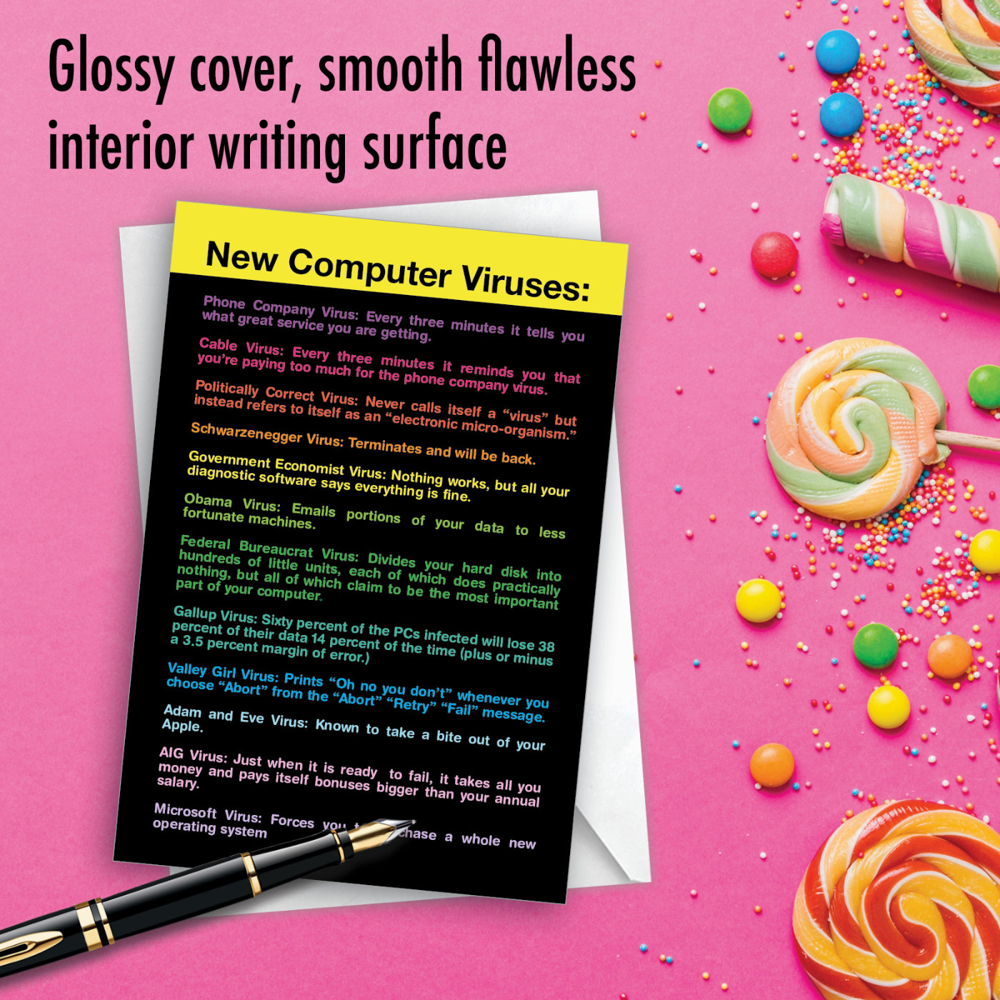 Viruses: Funny Birthday Card