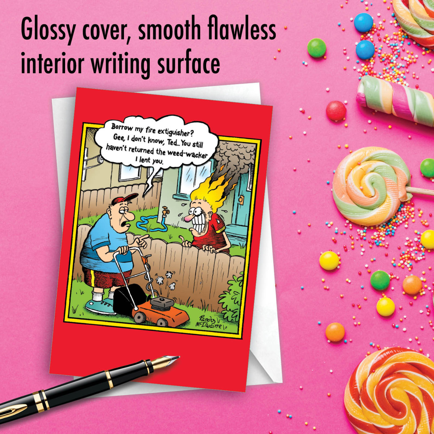 Weed Whacker: Funny Birthday Card