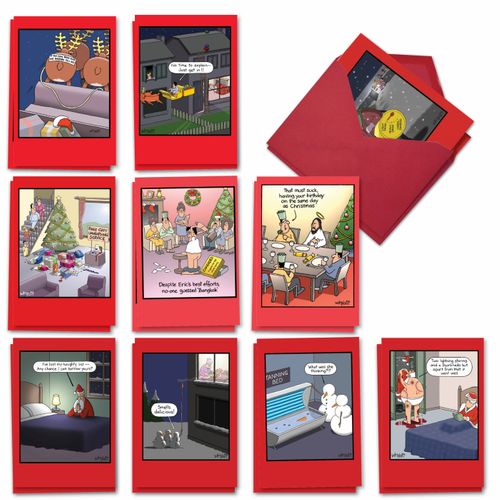 Whyatt's World Christmas: Funny Merry Christmas Assortment of 20 Cards ...