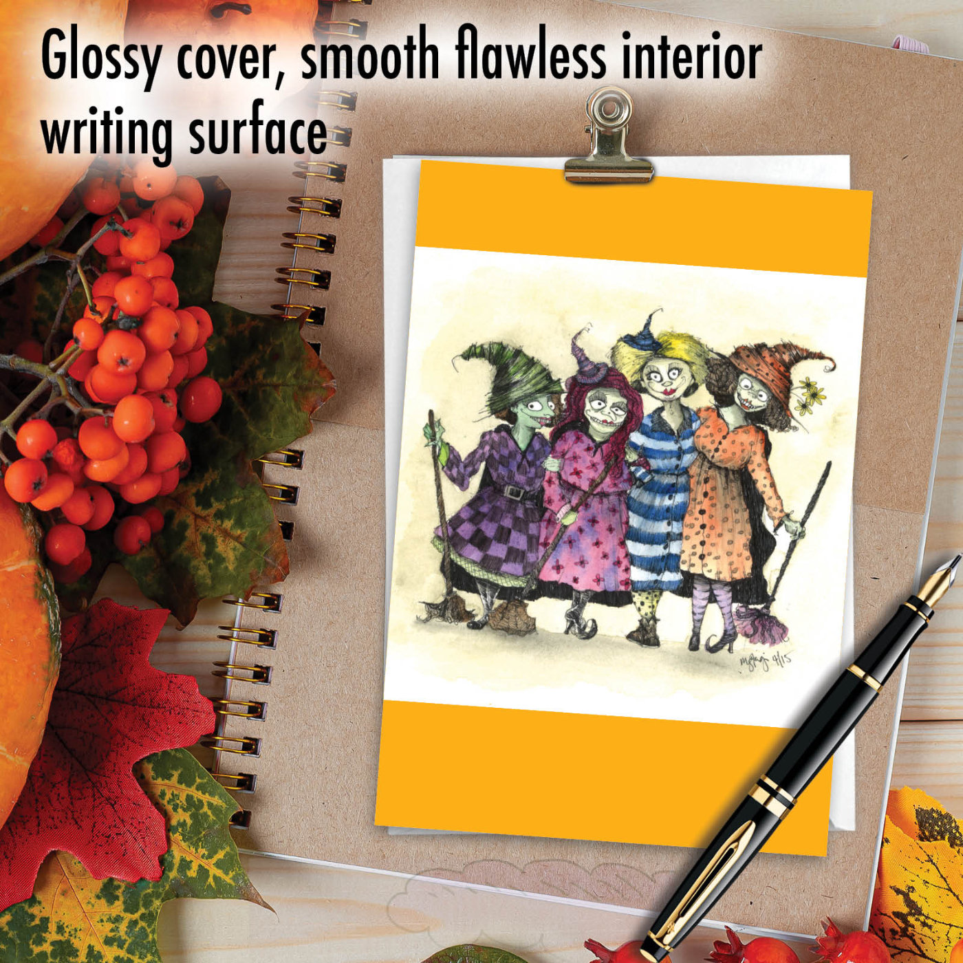 Witch Friends: Funny Halloween Card