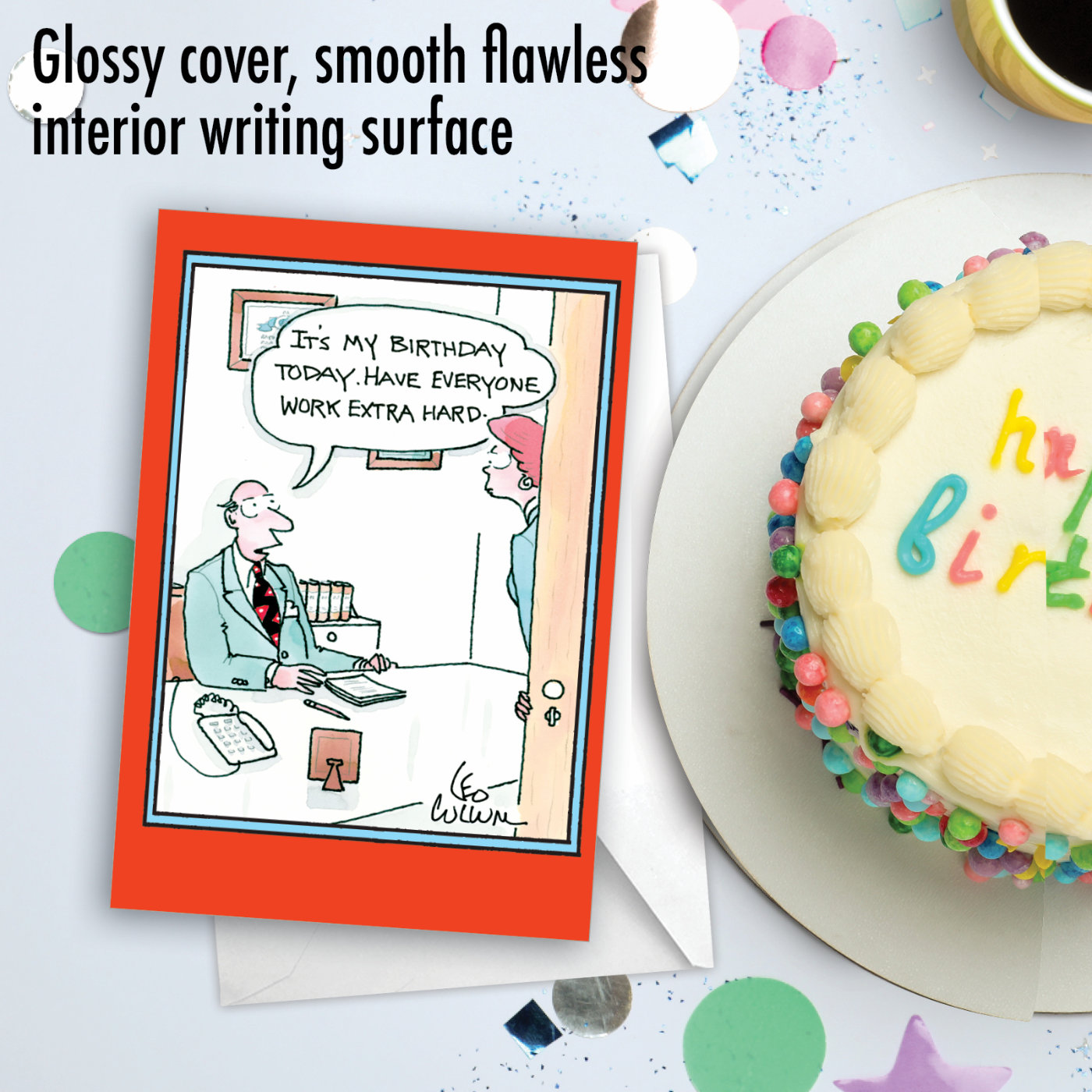 Work Extra Hard: Funny Birthday Greeting Card