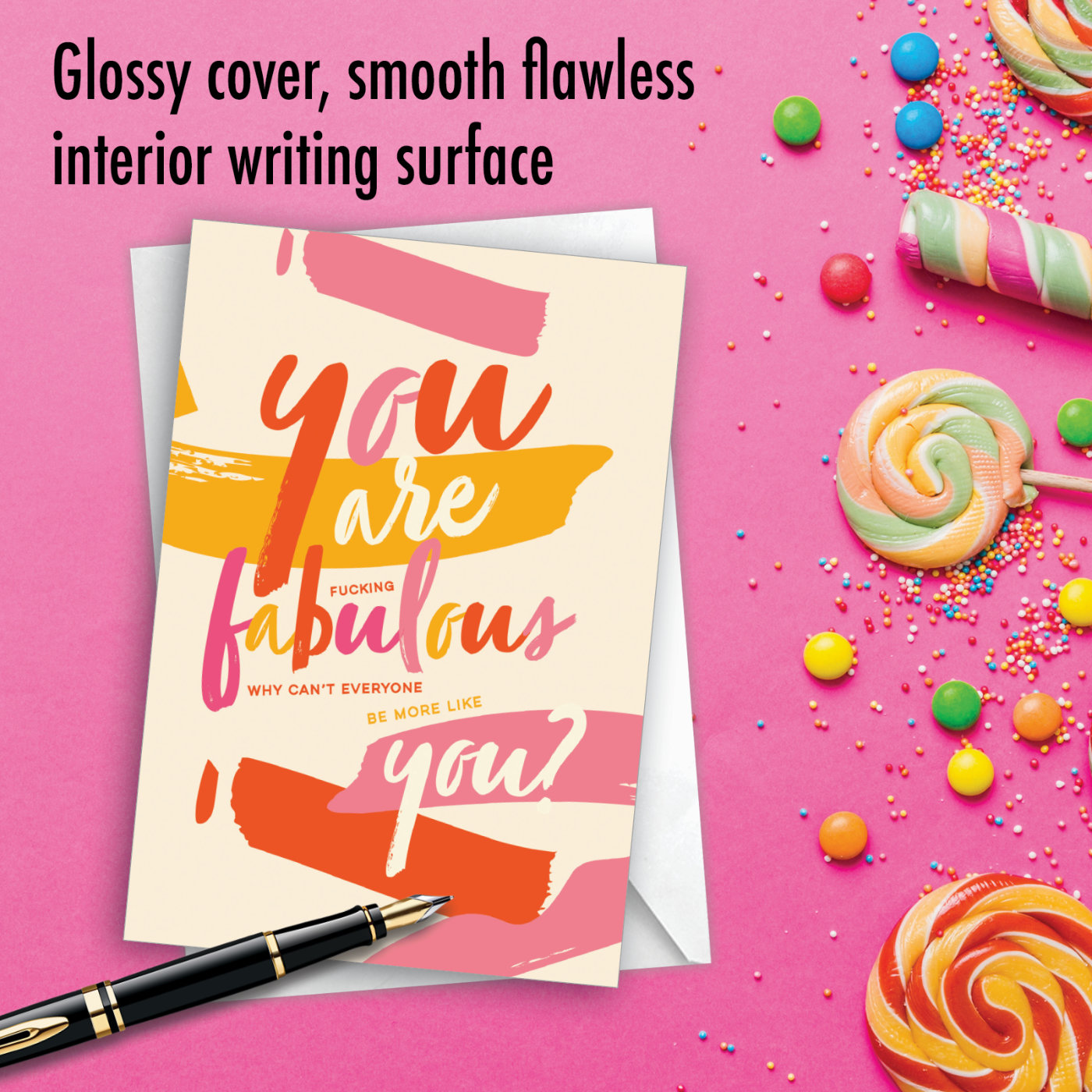 You Are Fabulous: Funny Birthday Paper Card