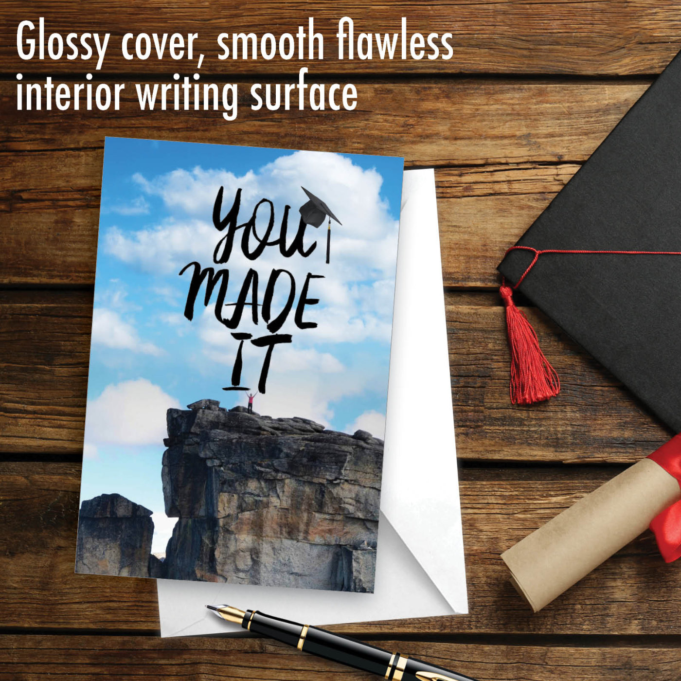 You Made It: Creative Graduation Card