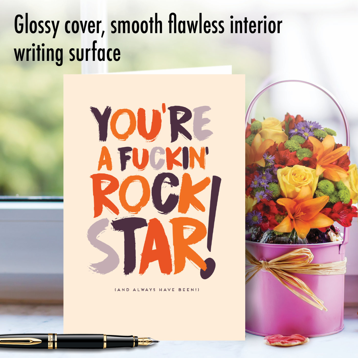 You're A Rock Star: Funny Congratulations Greeting Card