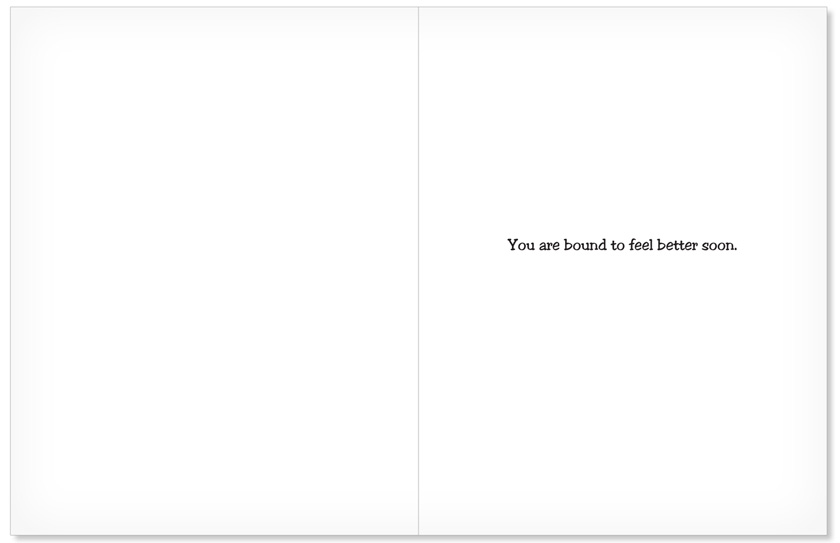 Your Appendix Mccoy Brothers Get Well Paper Card Glenn Mccoy